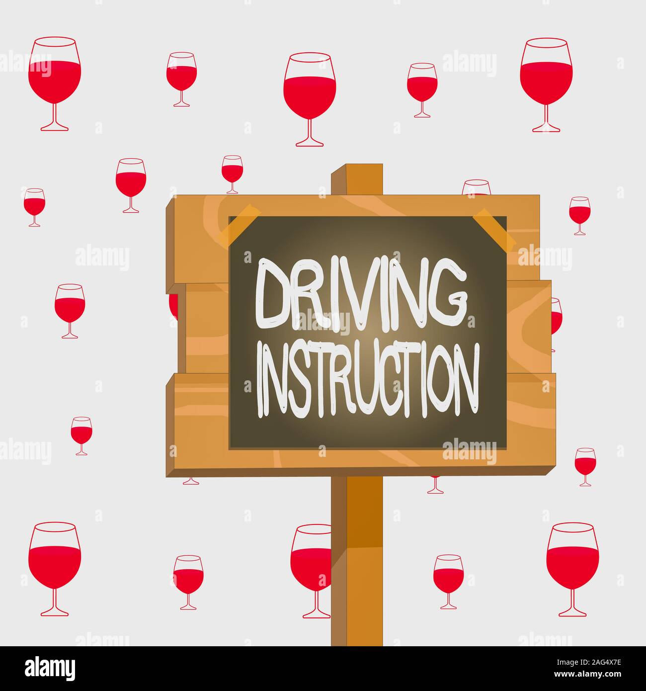 Text sign showing Driving Instruction. Business photo showcasing ...