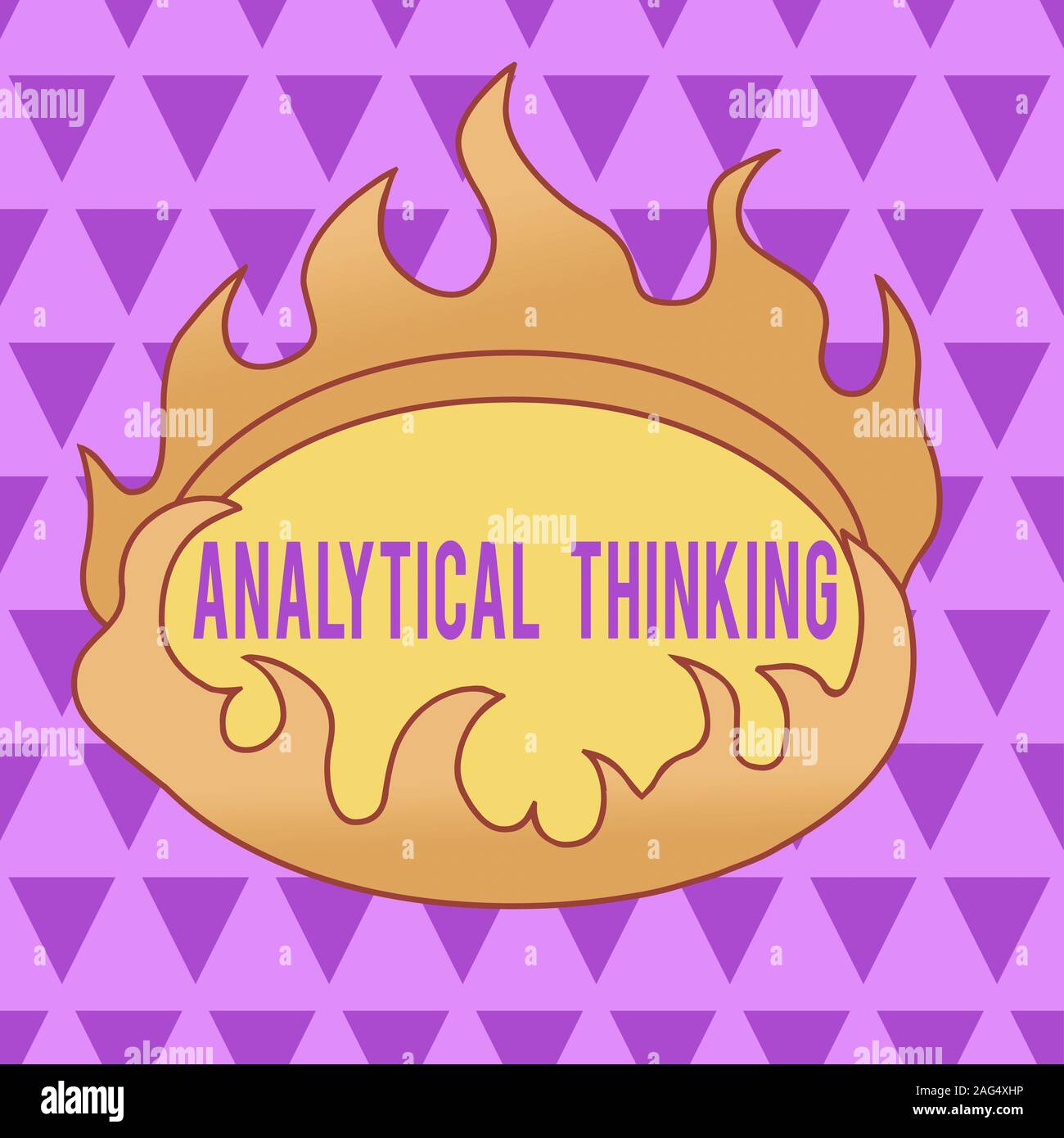 Text sign showing Analytical Thinking. Business photo text break down ...