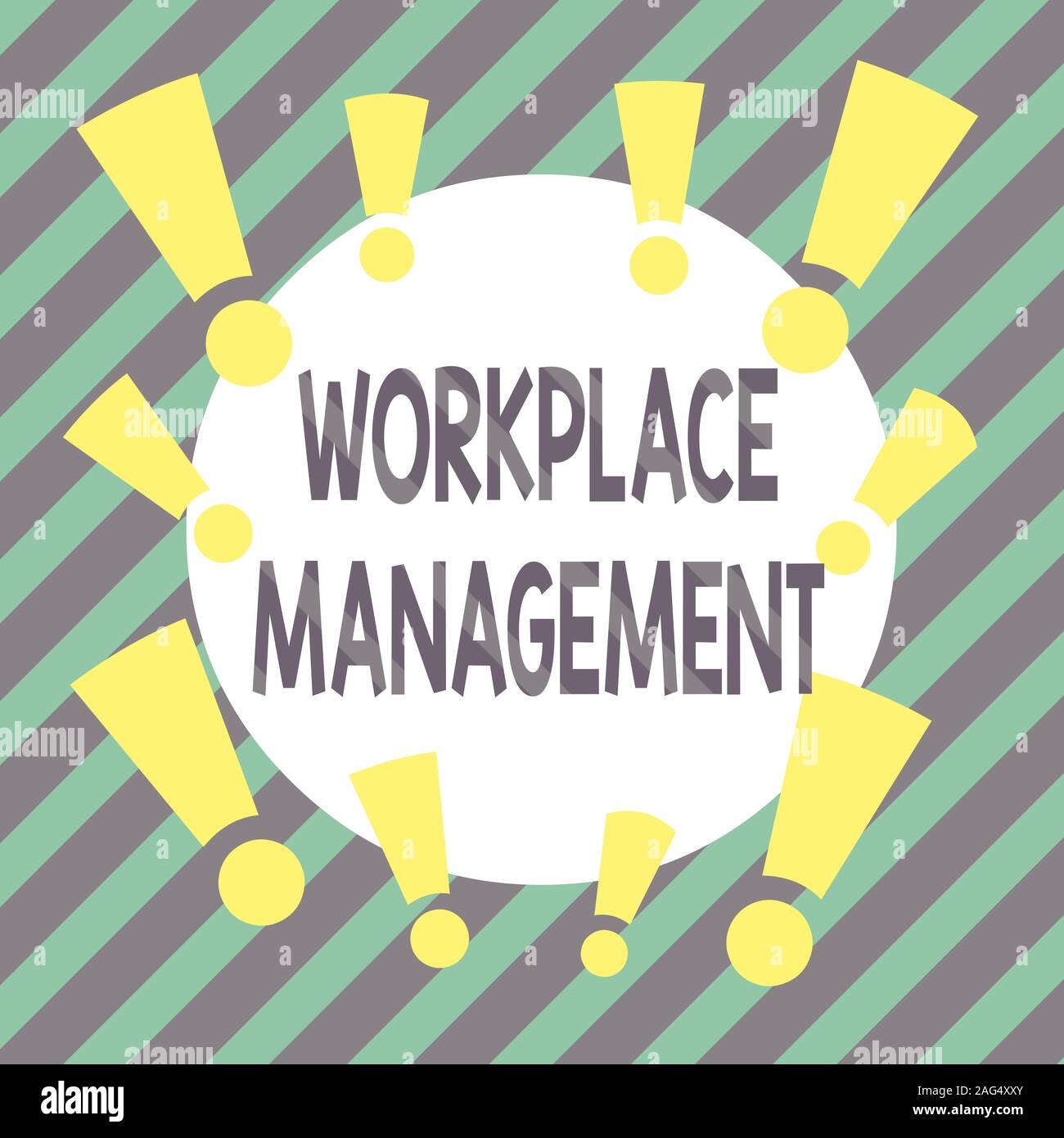 Handwriting text Workplace Management. Conceptual photo organizing ...
