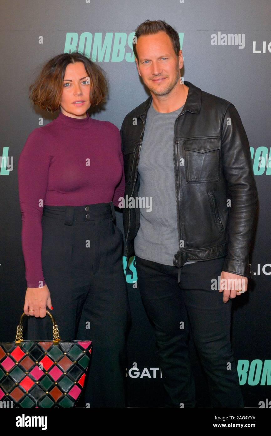 NEW YORK, NEW YORK - DECEMBER 16: Dagmara Dominczyk and Patrick Wilson ...