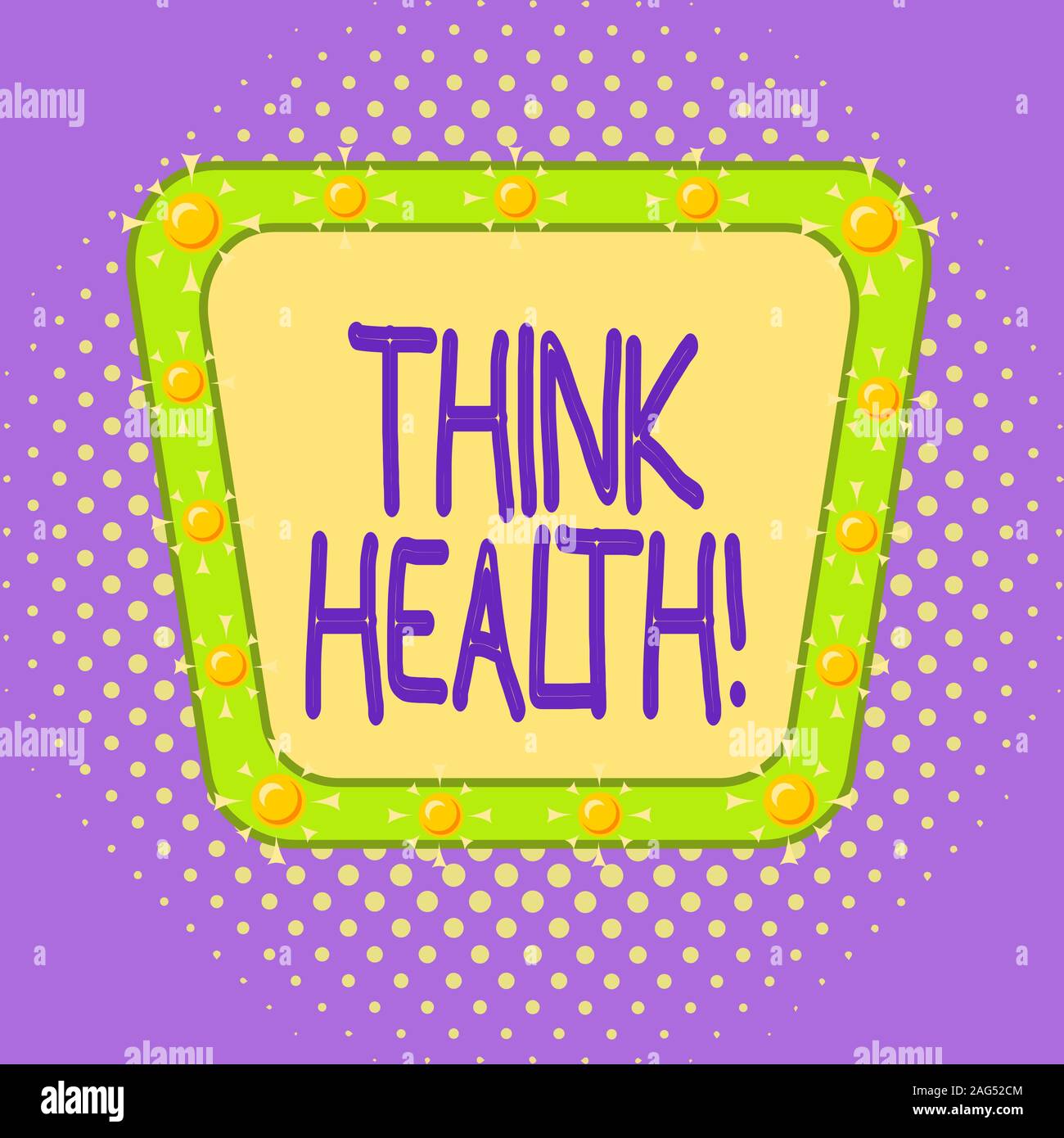 Conceptual hand writing showing Think Health. Concept meaning state of ...