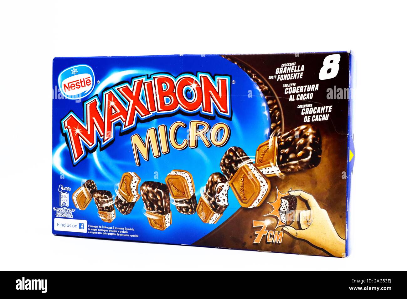 MAXIBON Ice Cream. Maxibon is a brand of Nestlé Stock Photo - Alamy
