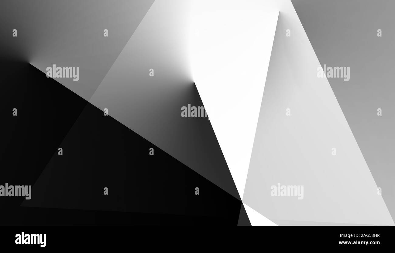 Grayscale abstract illustration of shapes - perfect for a background ...