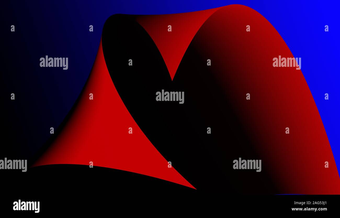 Abstract illustration of red and blue shapes - perfect for a background ...