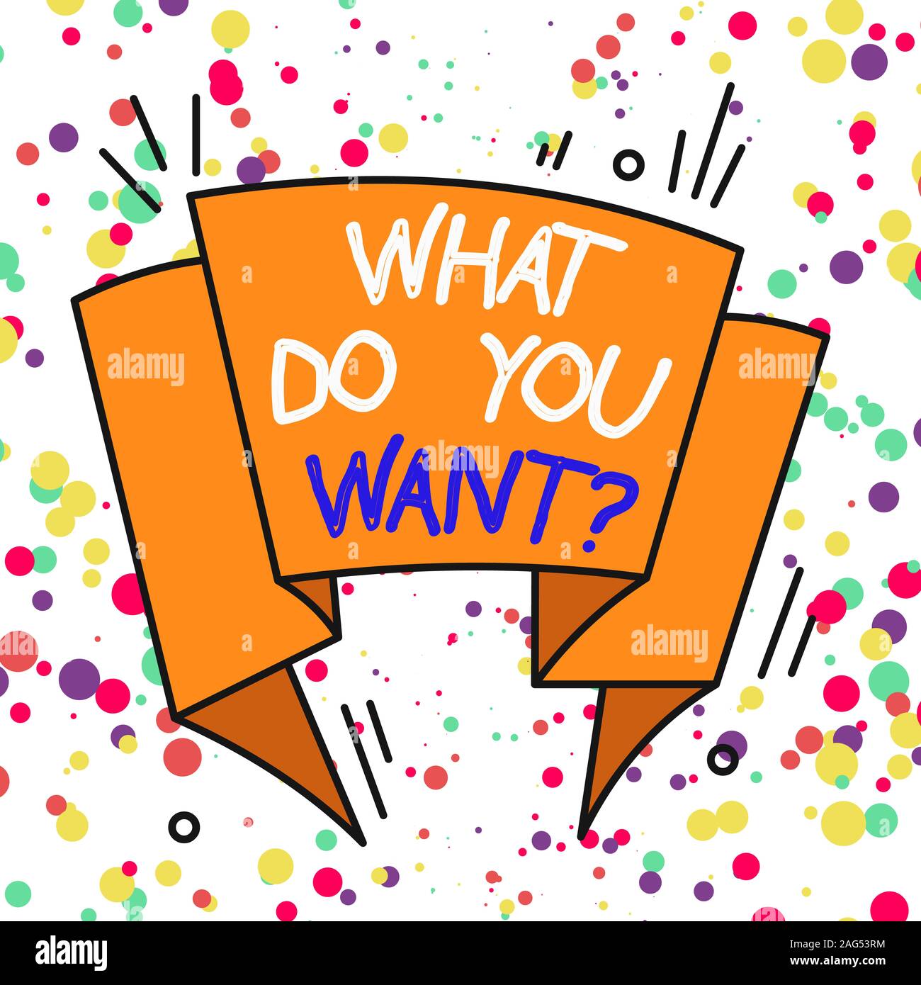 Text sign showing What Do You Want Question. Business photo showcasing ...
