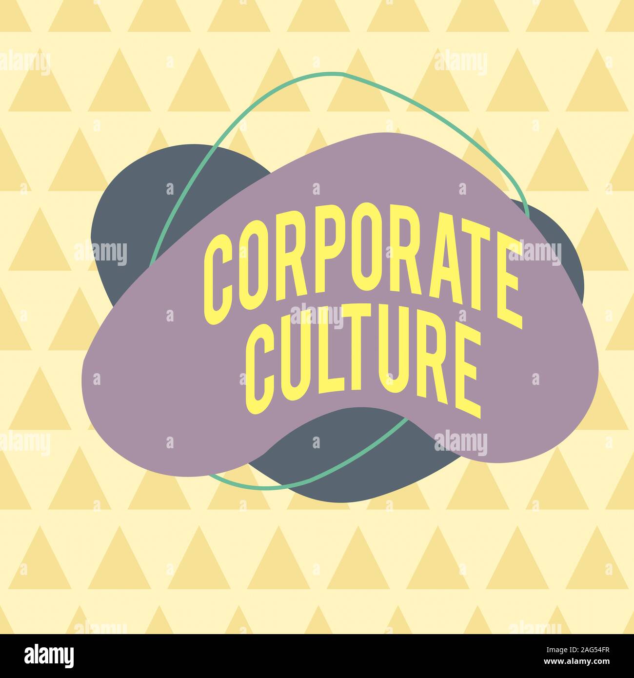 Writing note showing Corporate Culture. Business concept for beliefs ...
