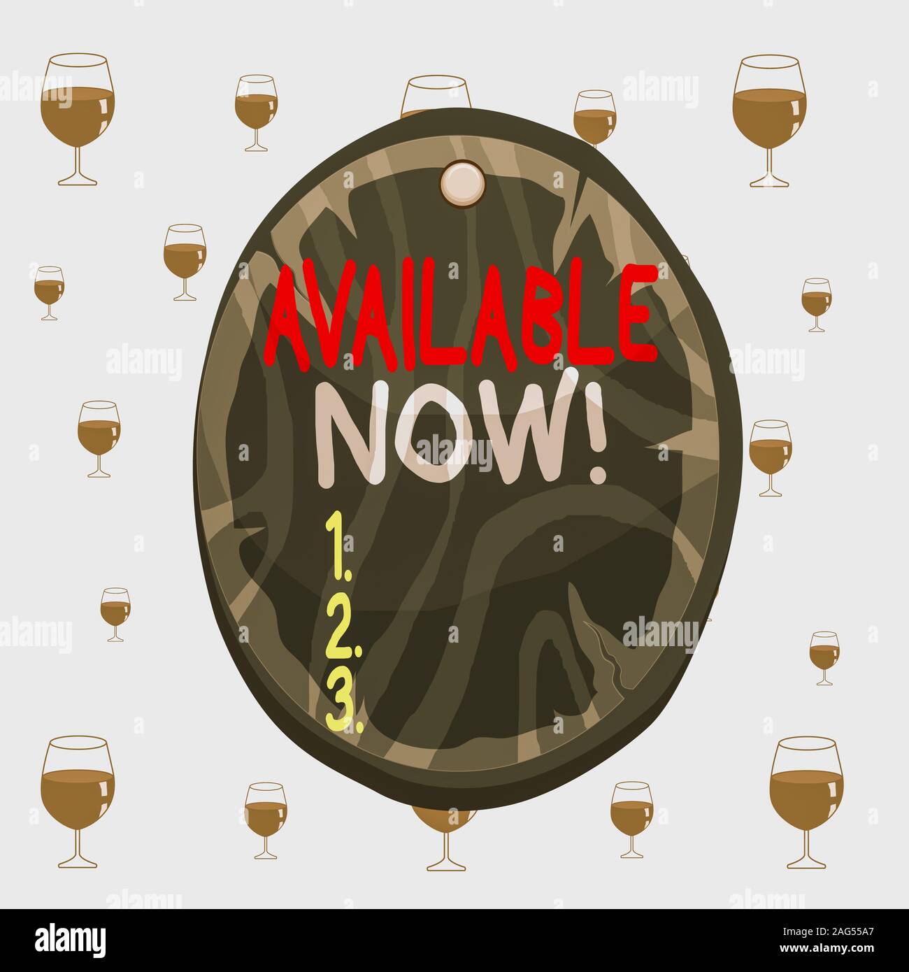 Text sign showing Available Now. Business photo text you can find it ...