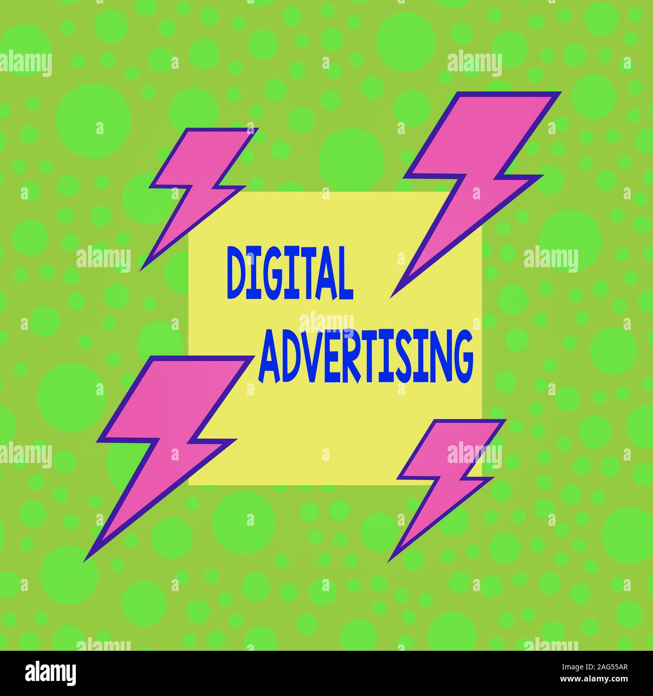 Handwriting text Digital Advertising. Conceptual photo marketing of ...