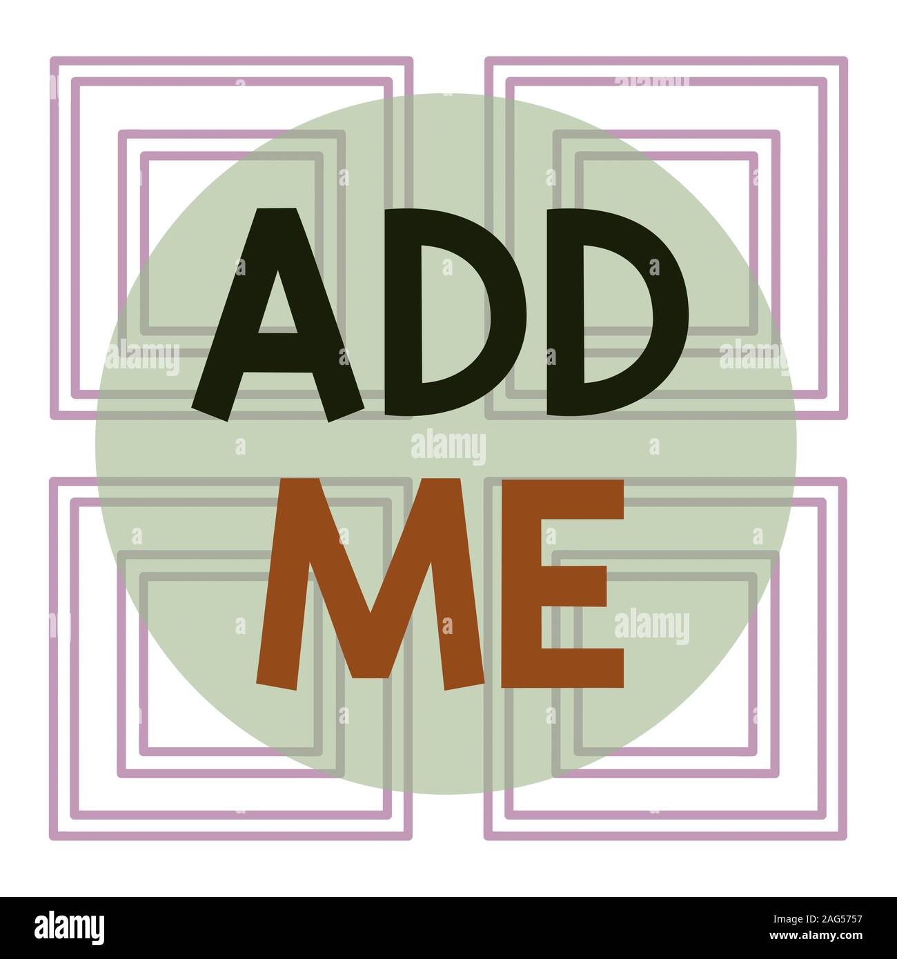 Conceptual hand writing showing Add Me. Concept meaning asking someone ...