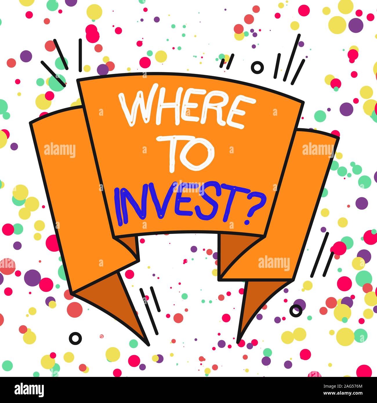 Text sign showing Where To Invest Question. Business photo showcasing ...
