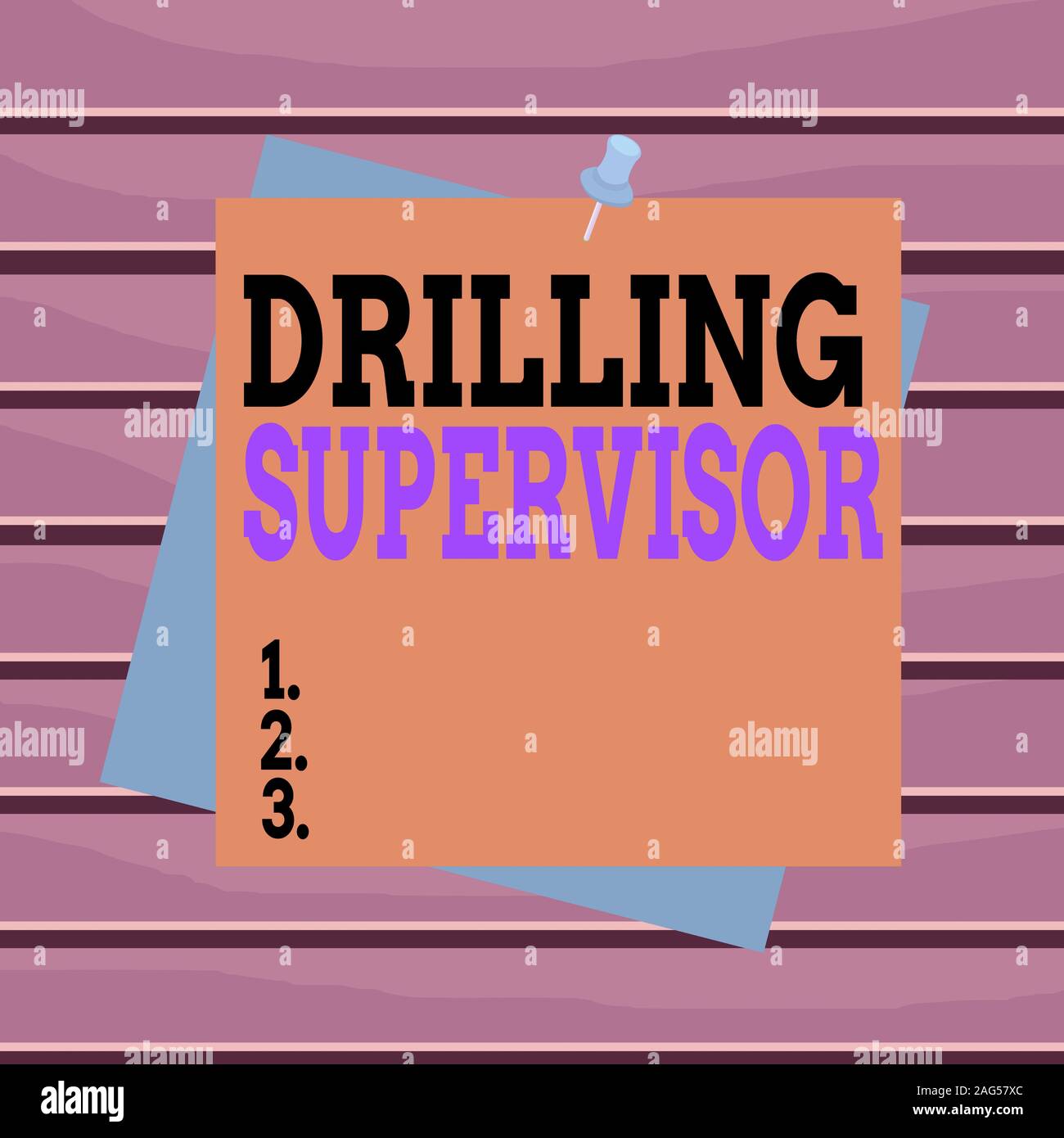 Conceptual hand writing showing Drilling Supervisor. Concept meaning in ...