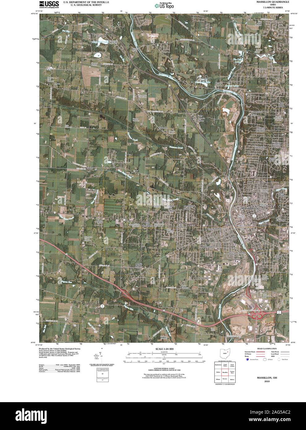 Massillon map hi-res stock photography and images - Alamy
