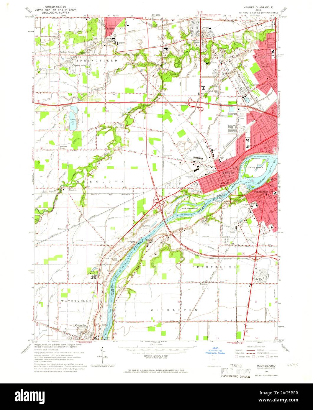Maumee map hi-res stock photography and images - Alamy