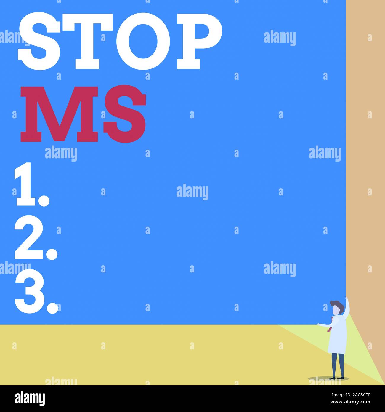 Handwriting text Stop Ms. Conceptual photo treat the condition that can ...