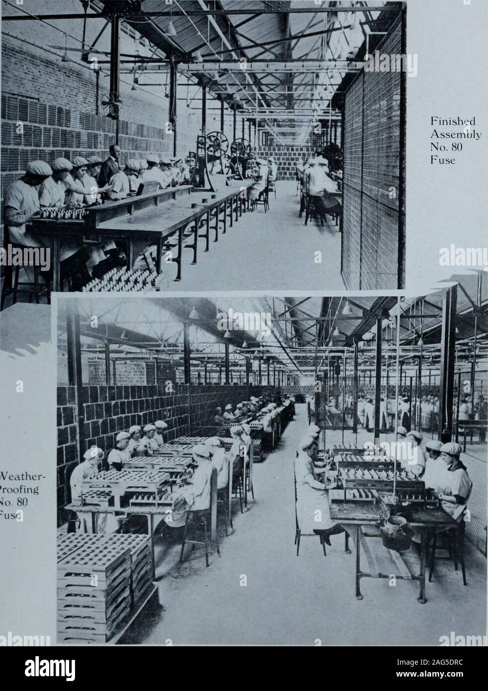 . Women in the production of munitions in Canada. Drilling the ...