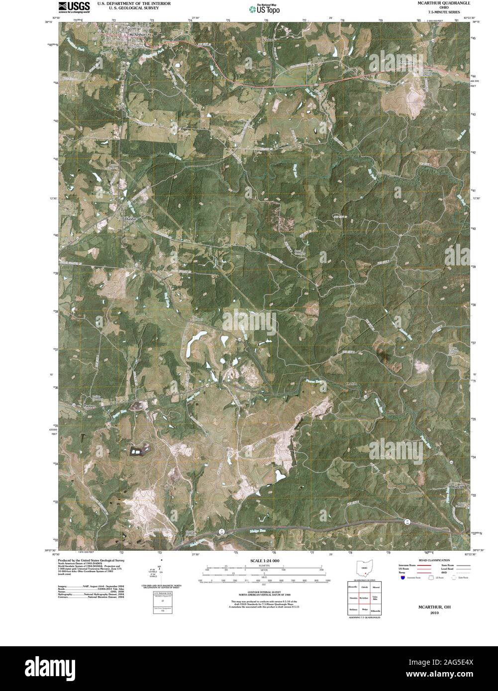 Mcarthur map hi-res stock photography and images - Alamy