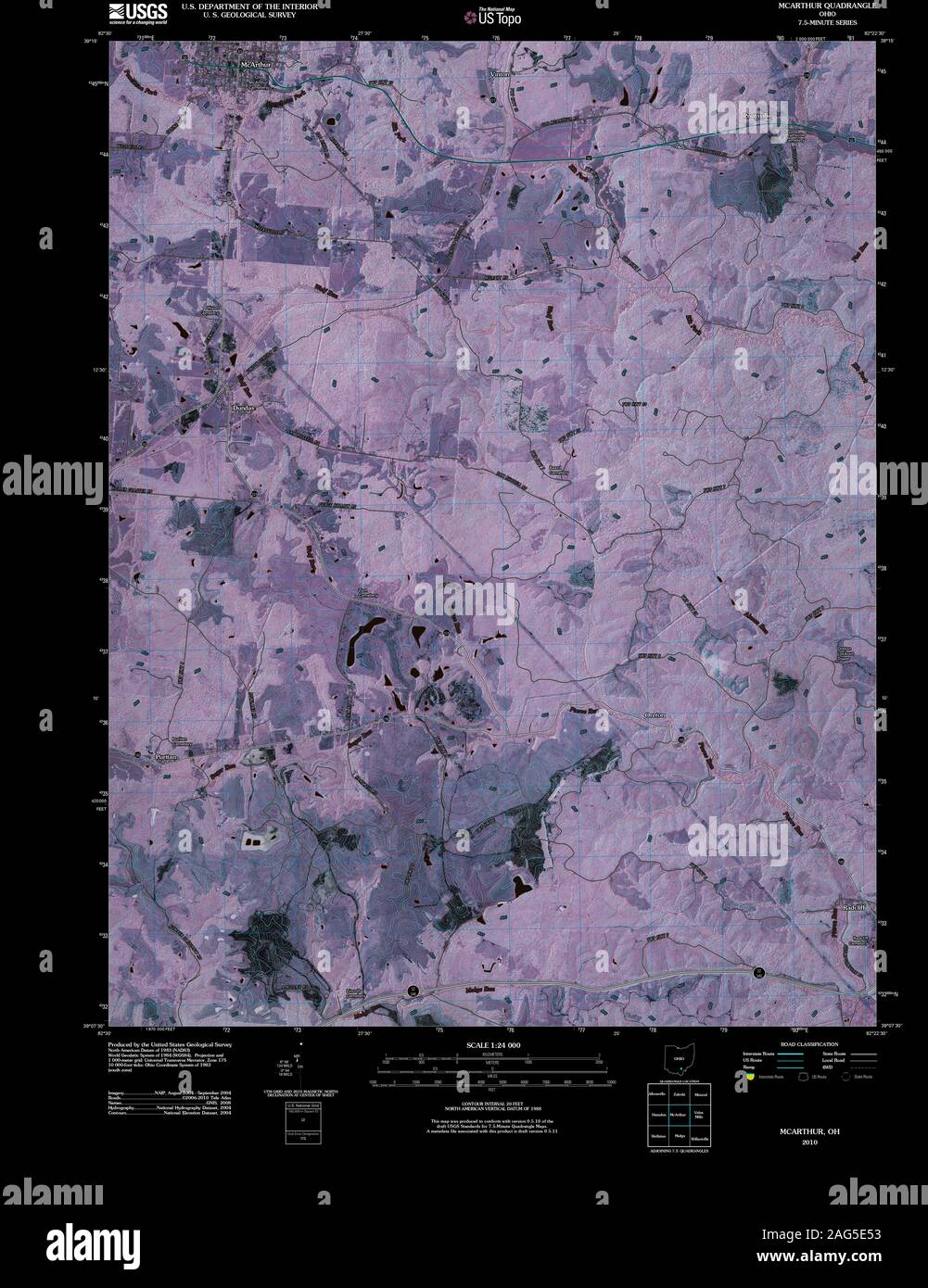 Mcarthur map hi-res stock photography and images - Alamy