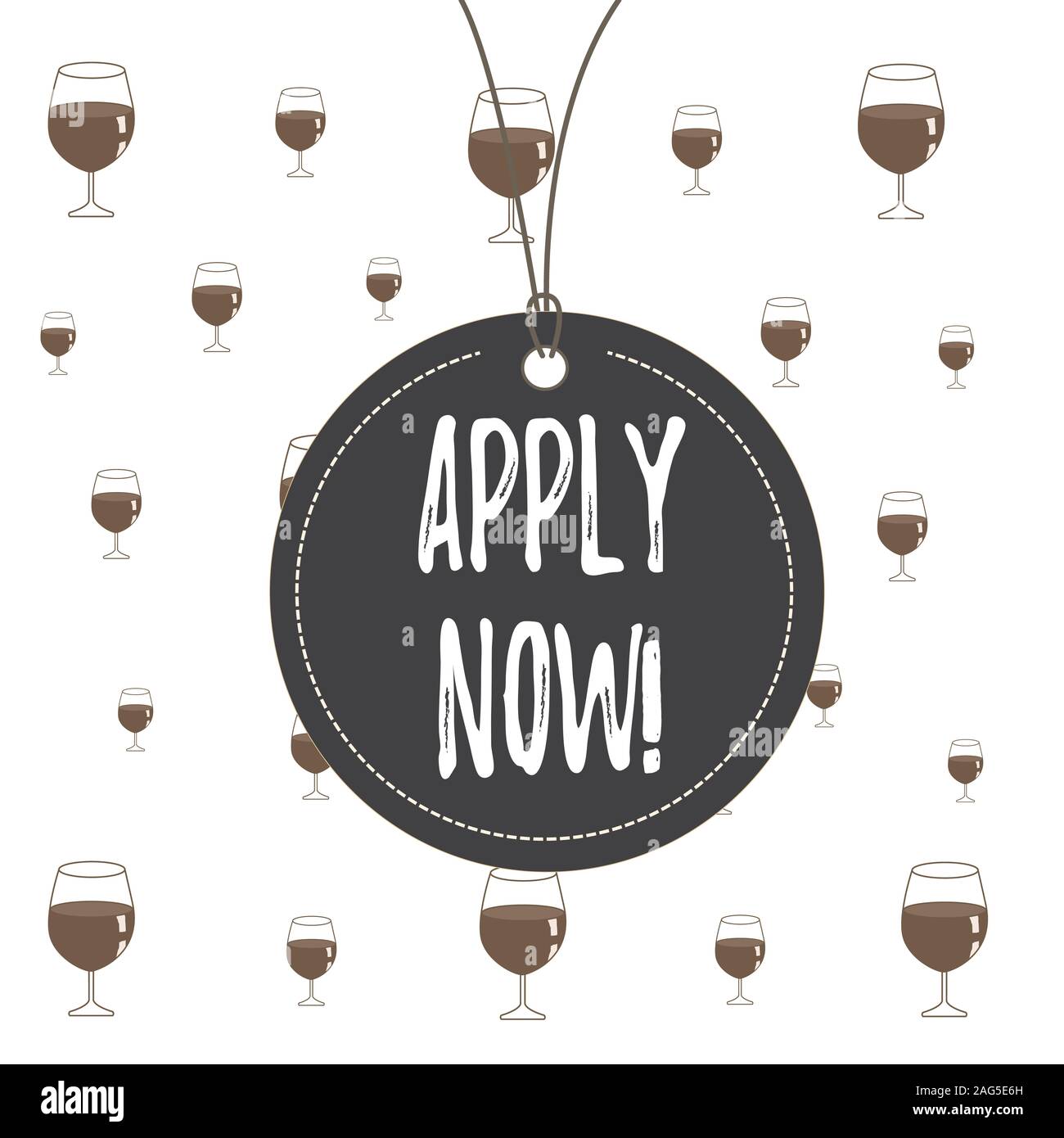 Now hiring sign showing job Cut Out Stock Images & Pictures - Alamy