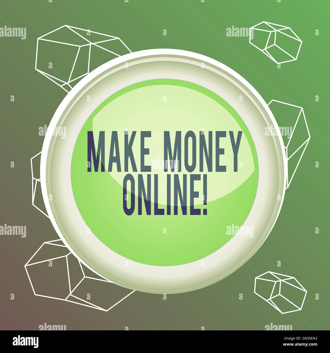 Word writing text Make Money Online. Business photo showcasing making ...