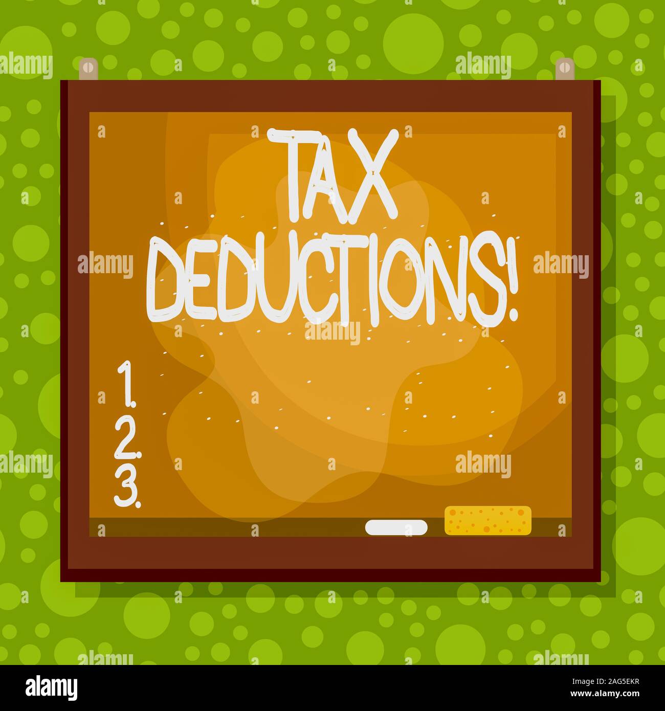 Text sign showing Tax Deductions. Business photo showcasing reduction ...