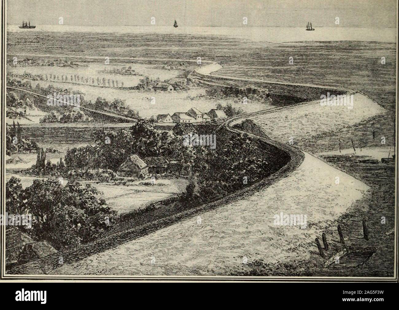 Netherlands map before dikes hi-res stock photography and images - Alamy