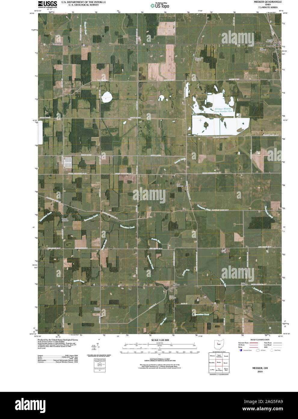 Meeker map hi-res stock photography and images - Alamy