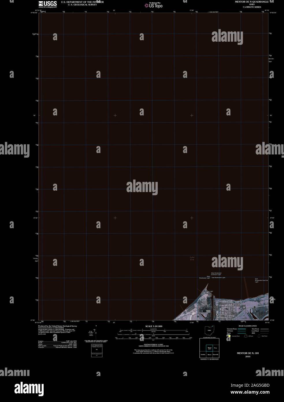 Mentor ohio map hi-res stock photography and images - Alamy