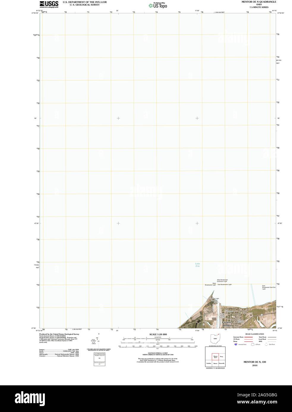 Mentor ohio map hi-res stock photography and images - Alamy