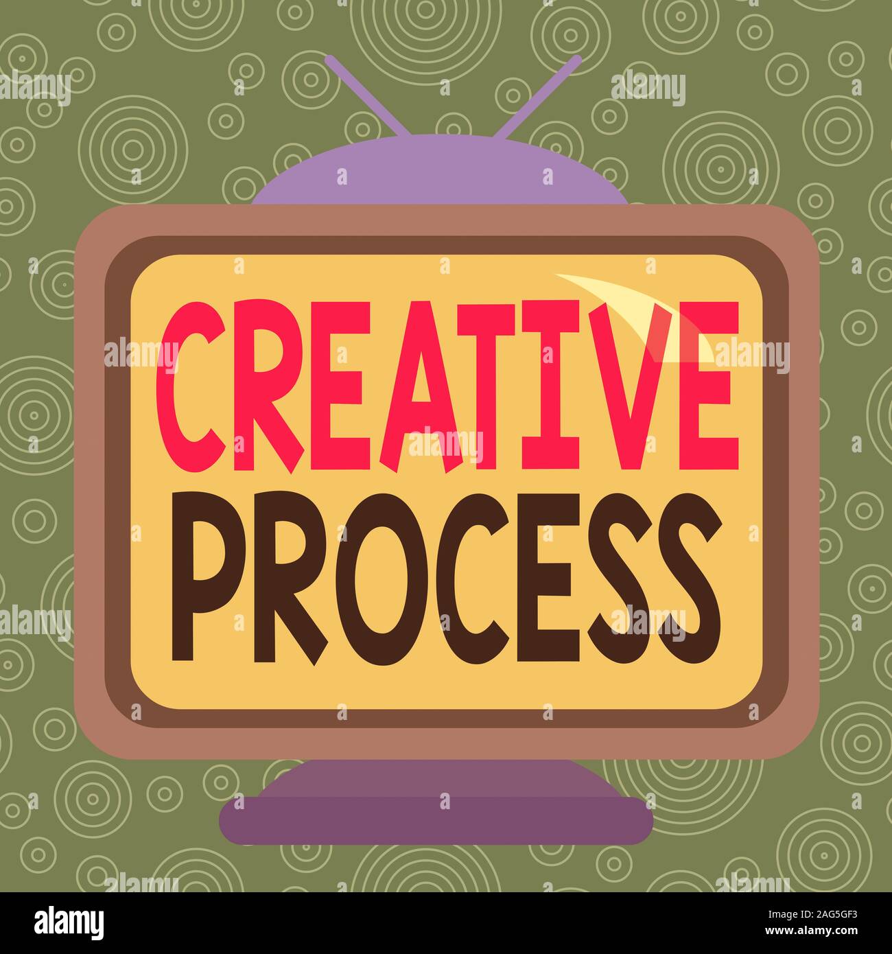 Conceptual hand writing showing Creative Process. Concept meaning ...