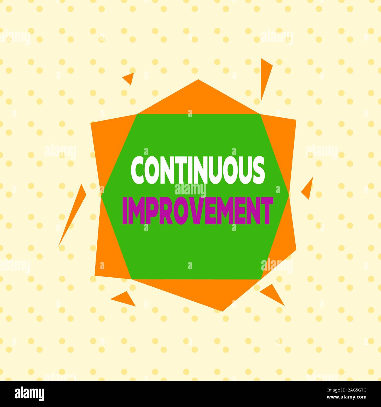 Writing note showing Continuous Improvement. Business concept for ...