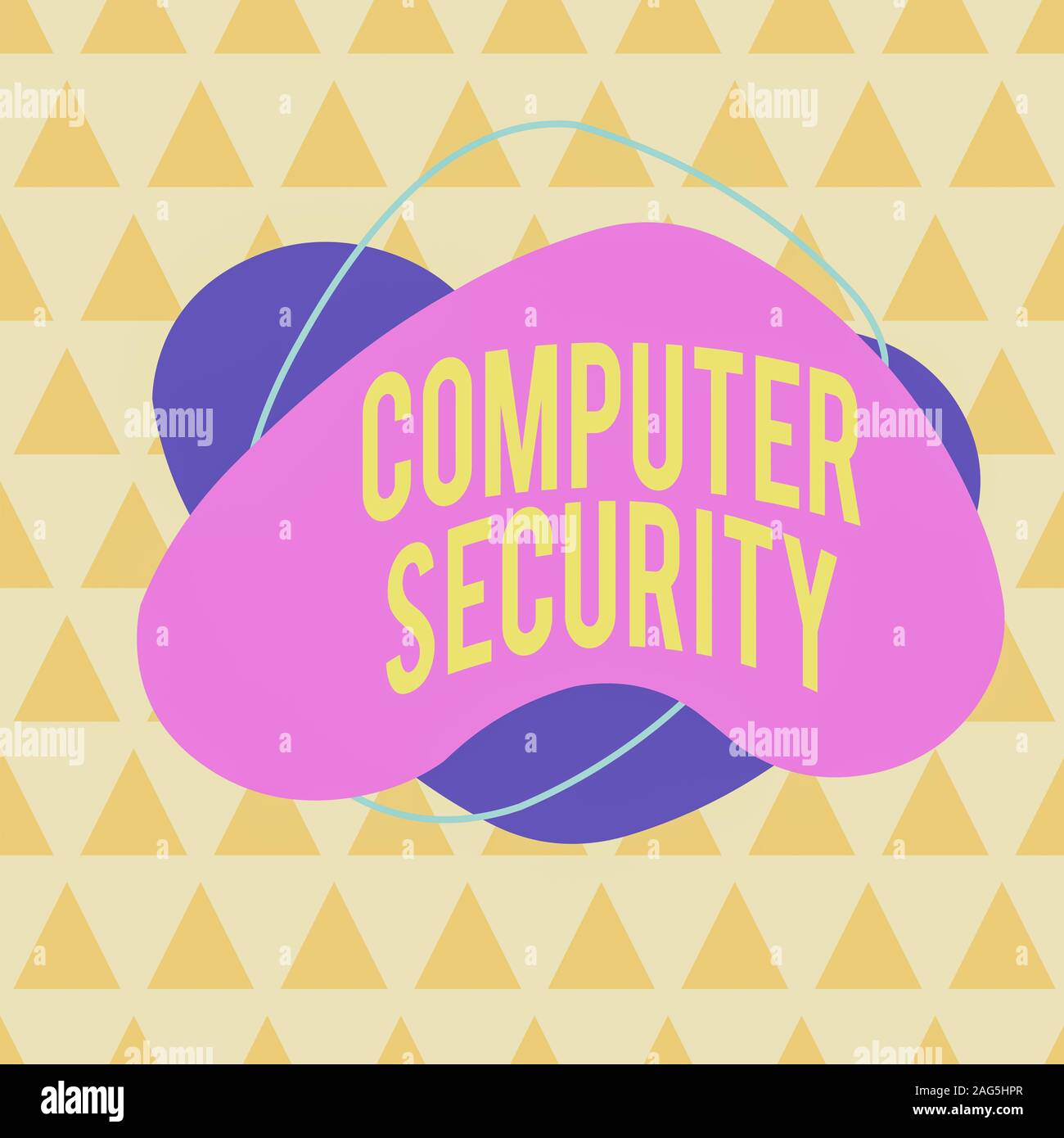 Writing note showing Computer Security. Business concept for protection ...