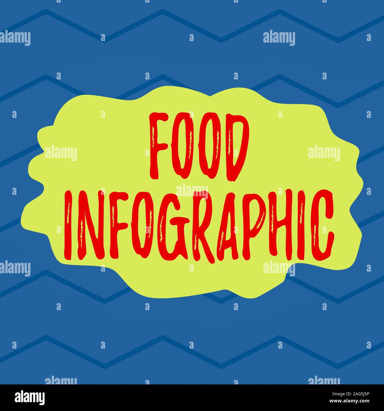 Word writing text Food Infographic. Business photo showcasing visual ...