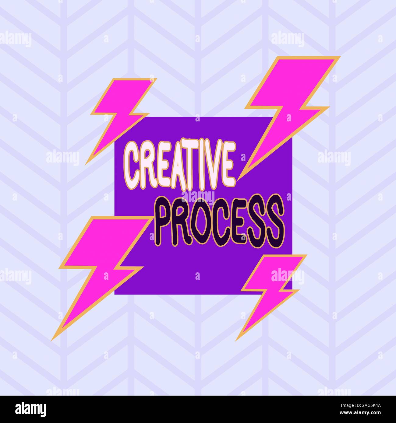 Conceptual hand writing showing Creative Process. Concept meaning ...
