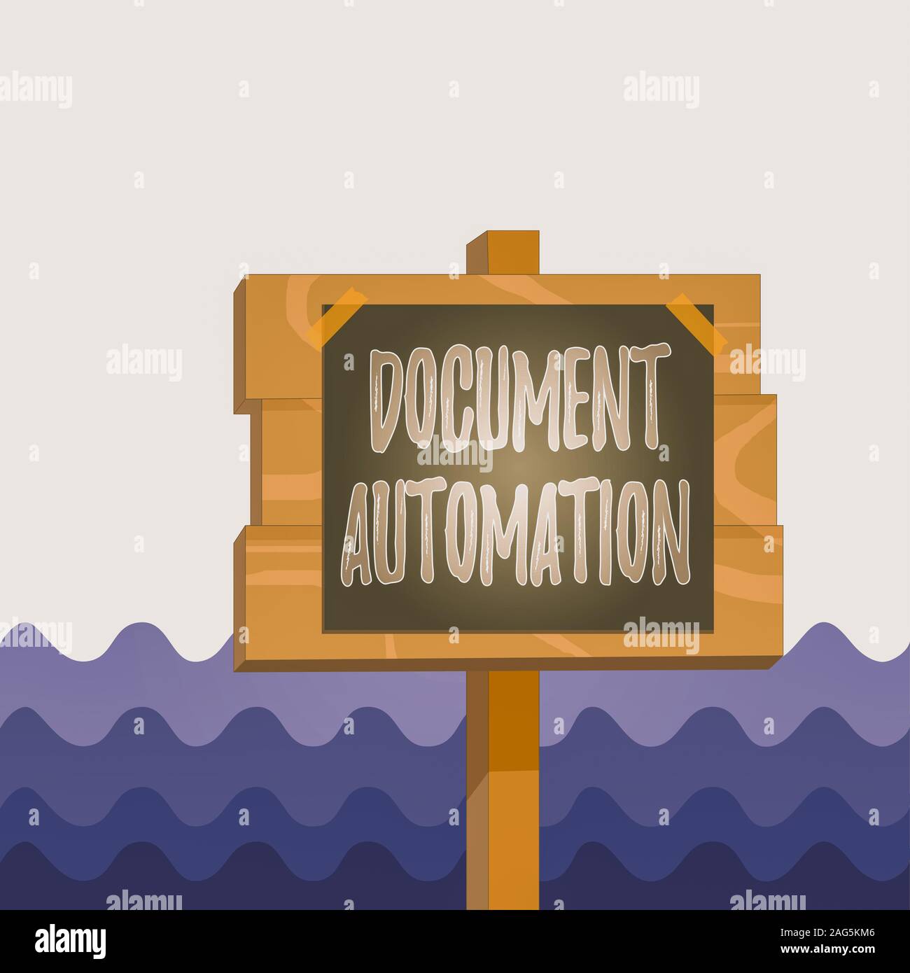 Conceptual Hand Writing Showing Document Automation Concept Meaning Workflows That Assist In