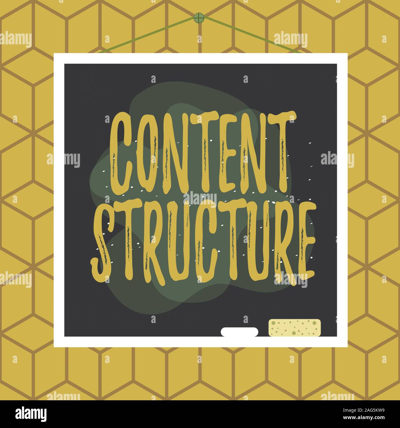 Conceptual hand writing showing Content Structure. Concept meaning ...
