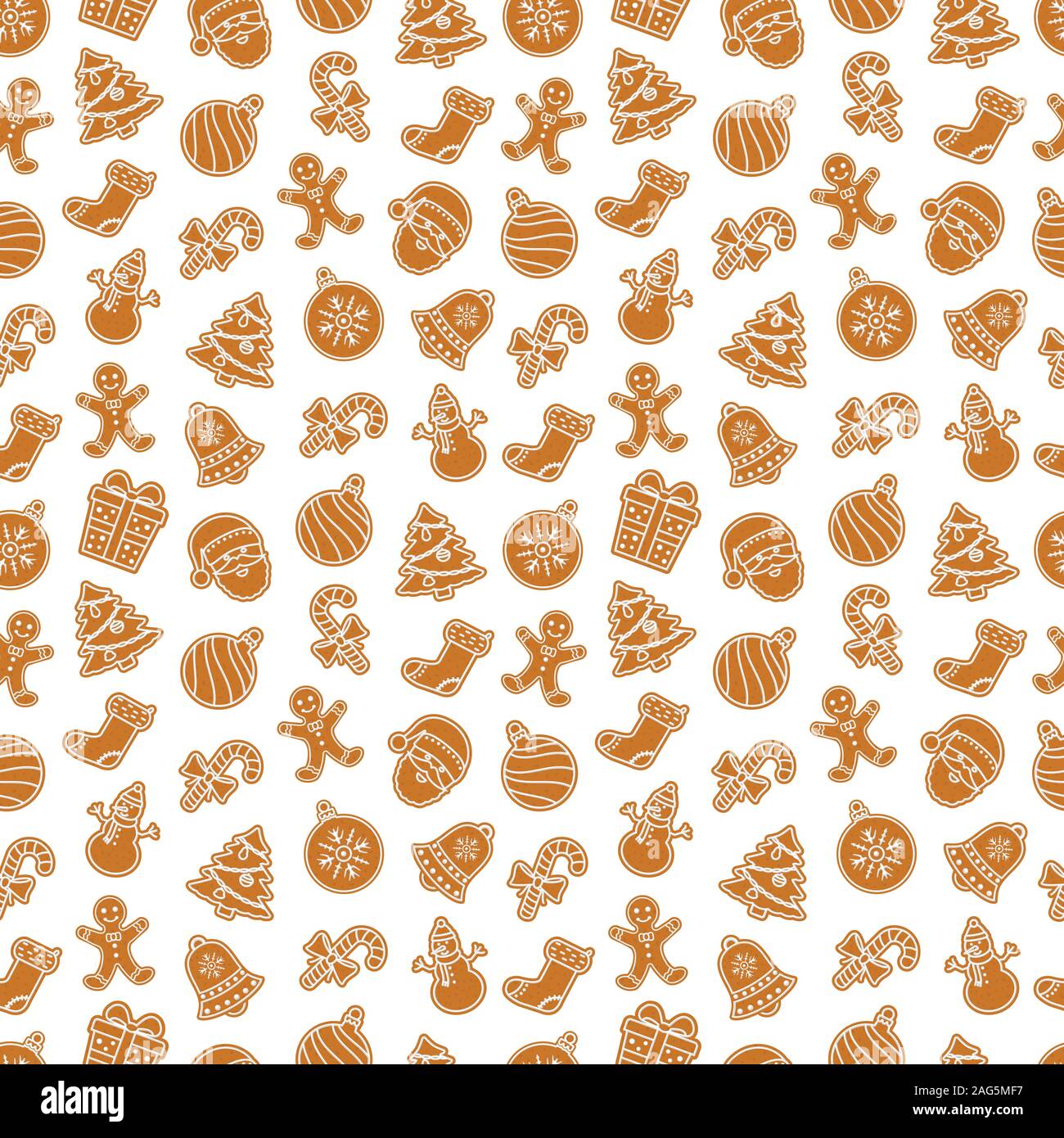 Vector Christmas seamless pattern with gingerbread cookies Stock Vector ... Vector Christmas seamless pattern with gingerbread cookies Stock Vector ...