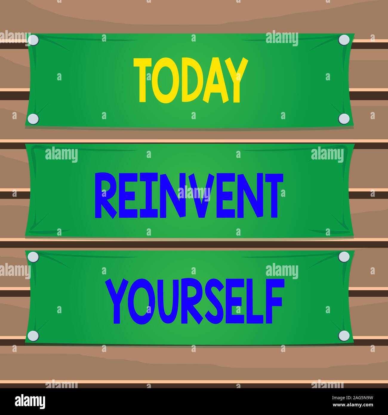 Conceptual hand writing showing Reinvent Yourself. Concept meaning to ...