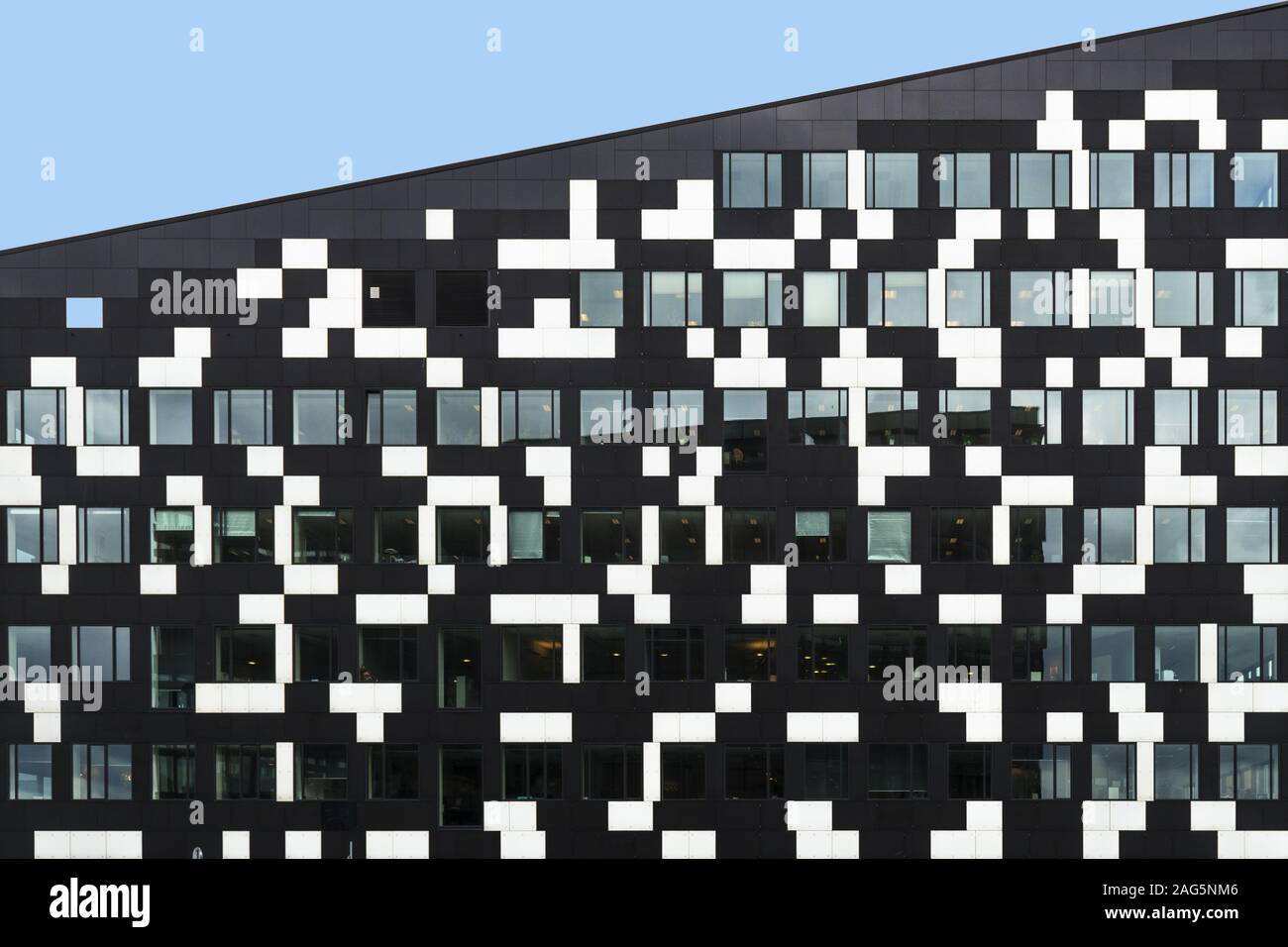 Modern building with abstract architectural twists making it look like ...