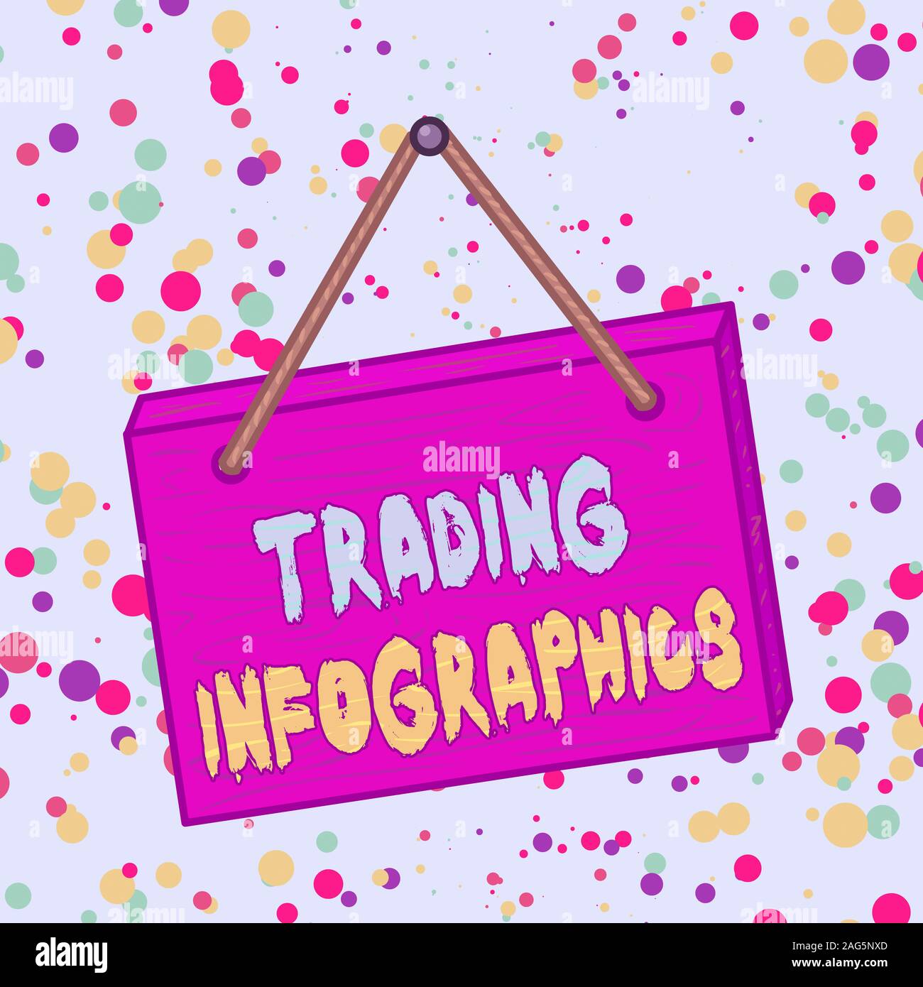 Handwriting text Trading Infographics. Conceptual photo visual ...