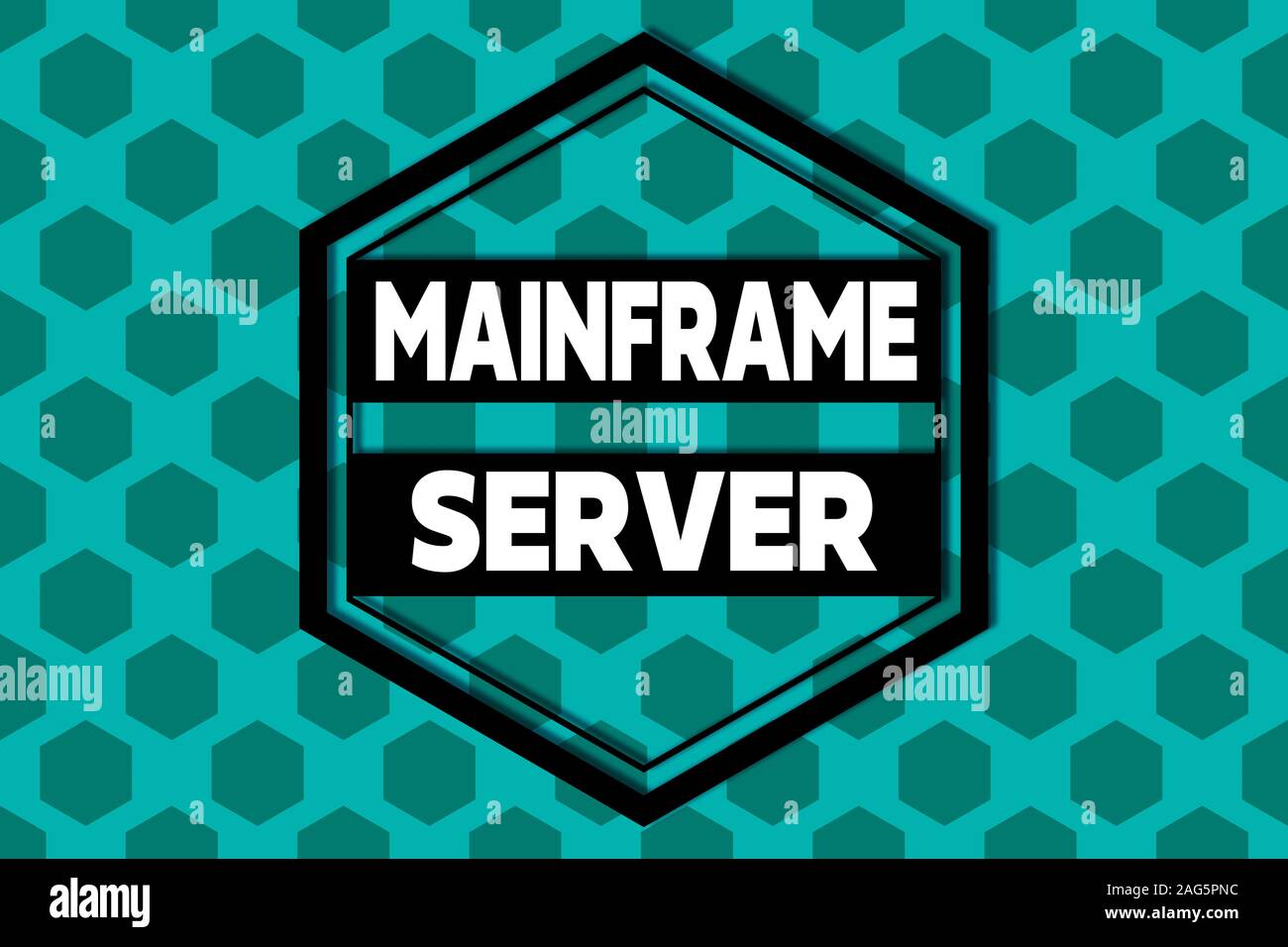 Handwriting text Mainframe Server. Conceptual photo designed for ...