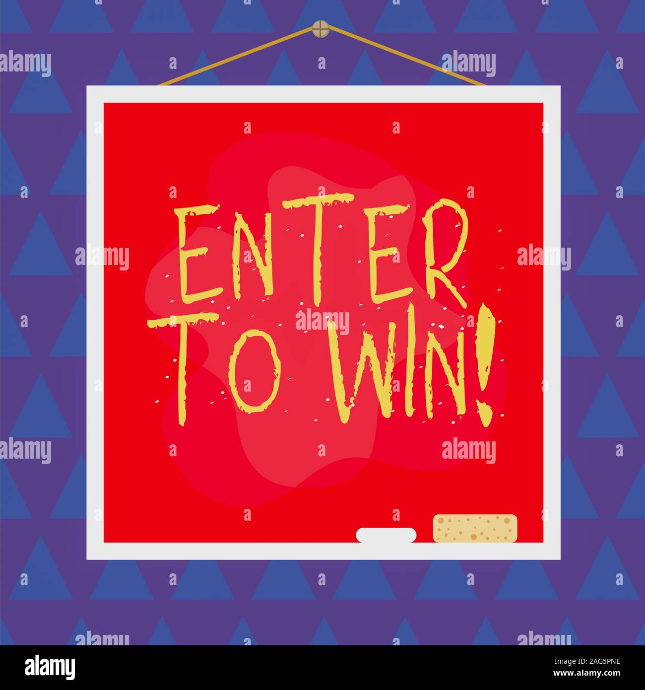 Conceptual hand writing showing Enter To Win. Concept meaning ...