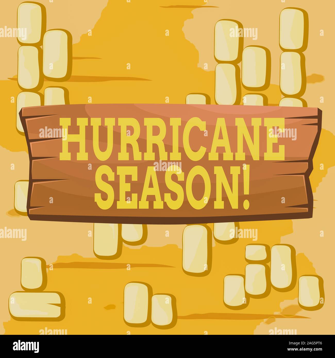 Word writing text Hurricane Season. Business photo showcasing time when ...