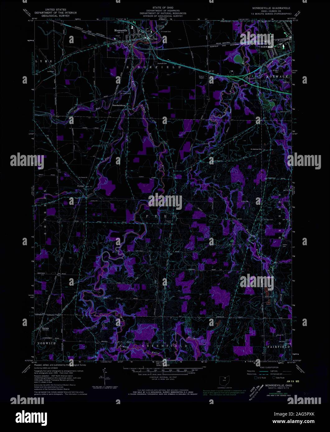 Map of monroeville hi-res stock photography and images - Alamy