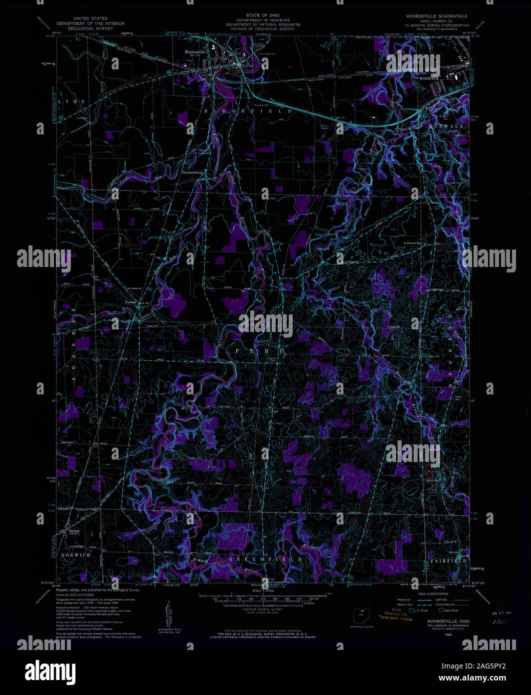 Map of monroeville hi-res stock photography and images - Alamy