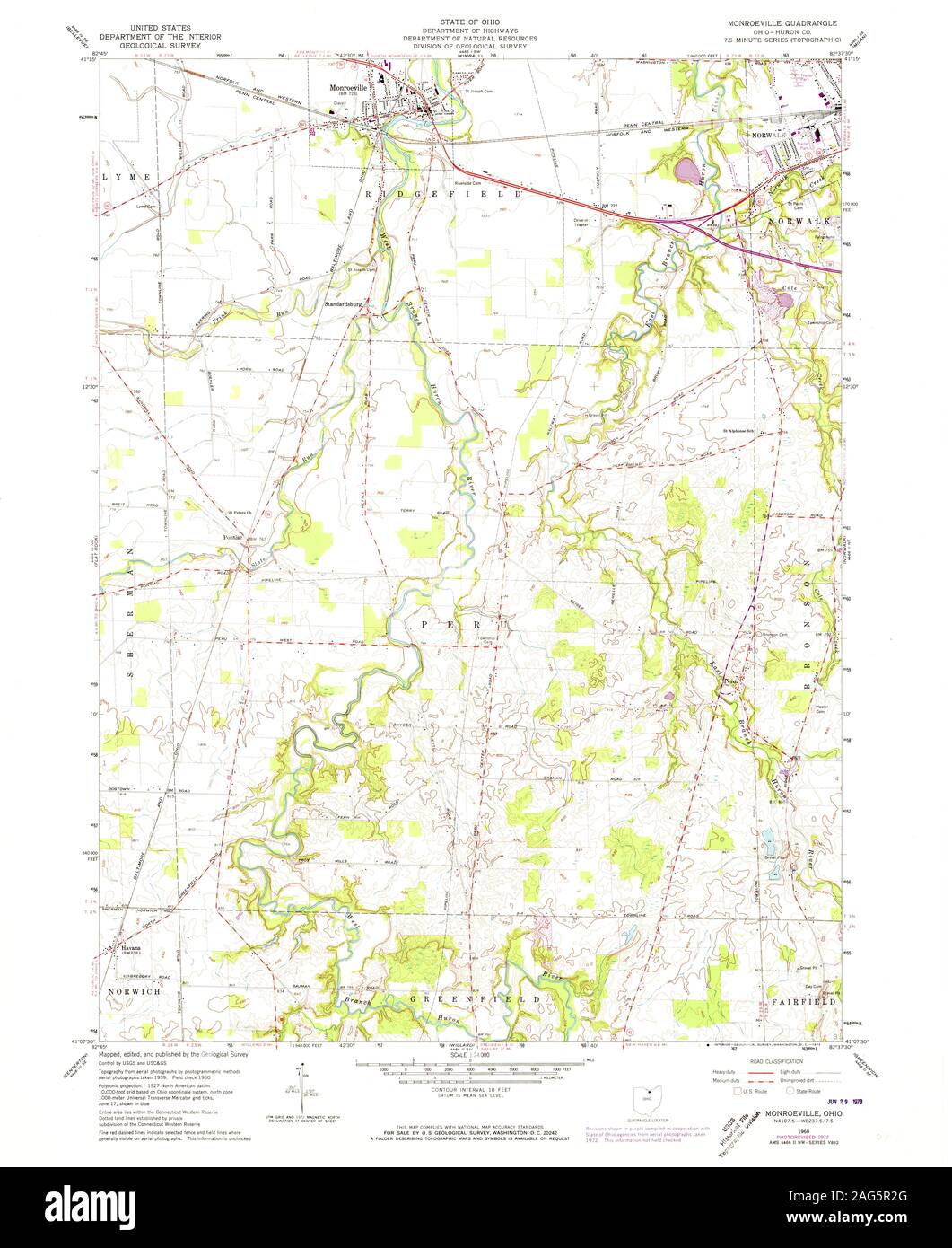Map of monroeville Cut Out Stock Images & Pictures - Alamy