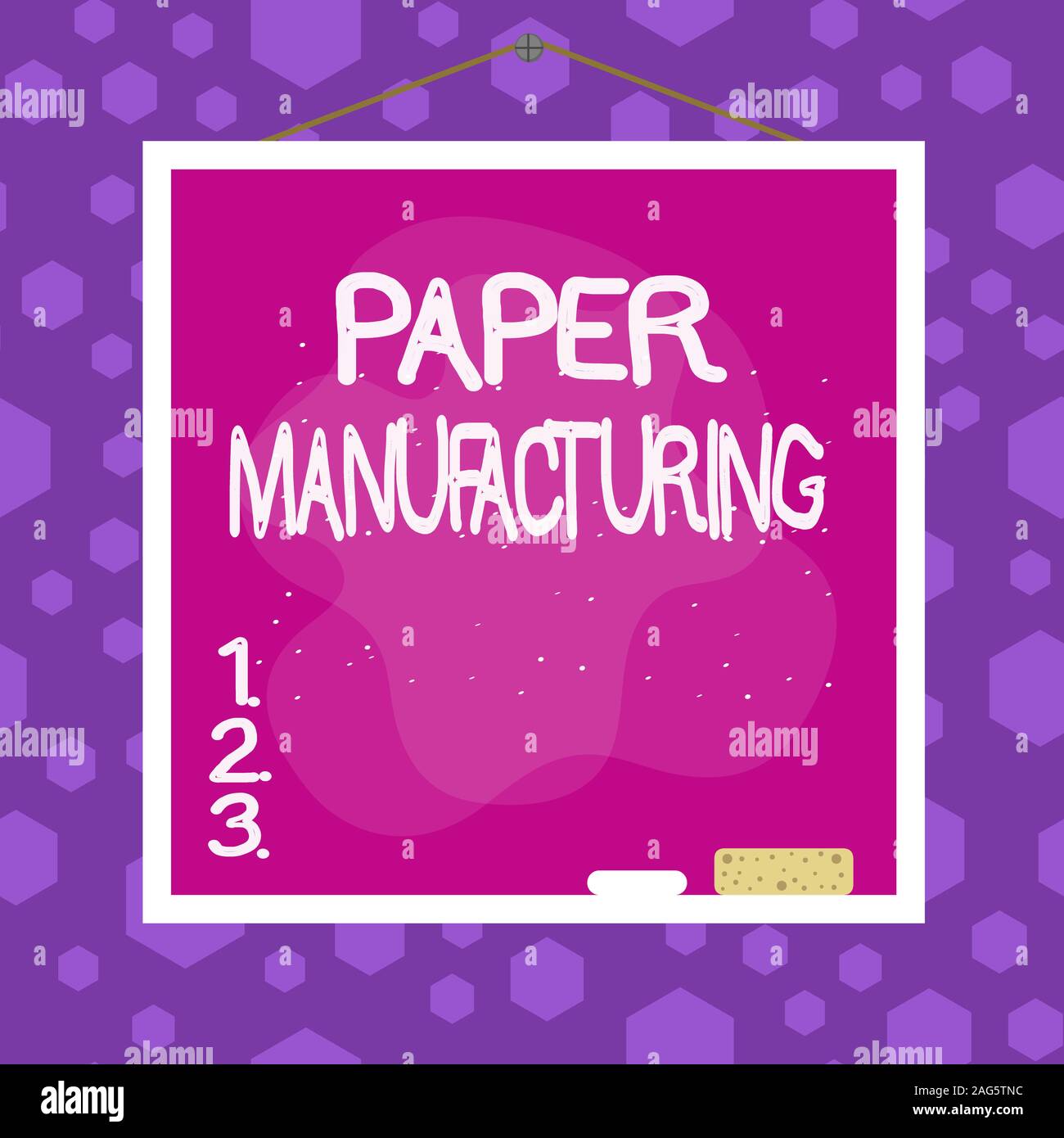 Writing note showing Paper Manufacturing. Business concept for company ...
