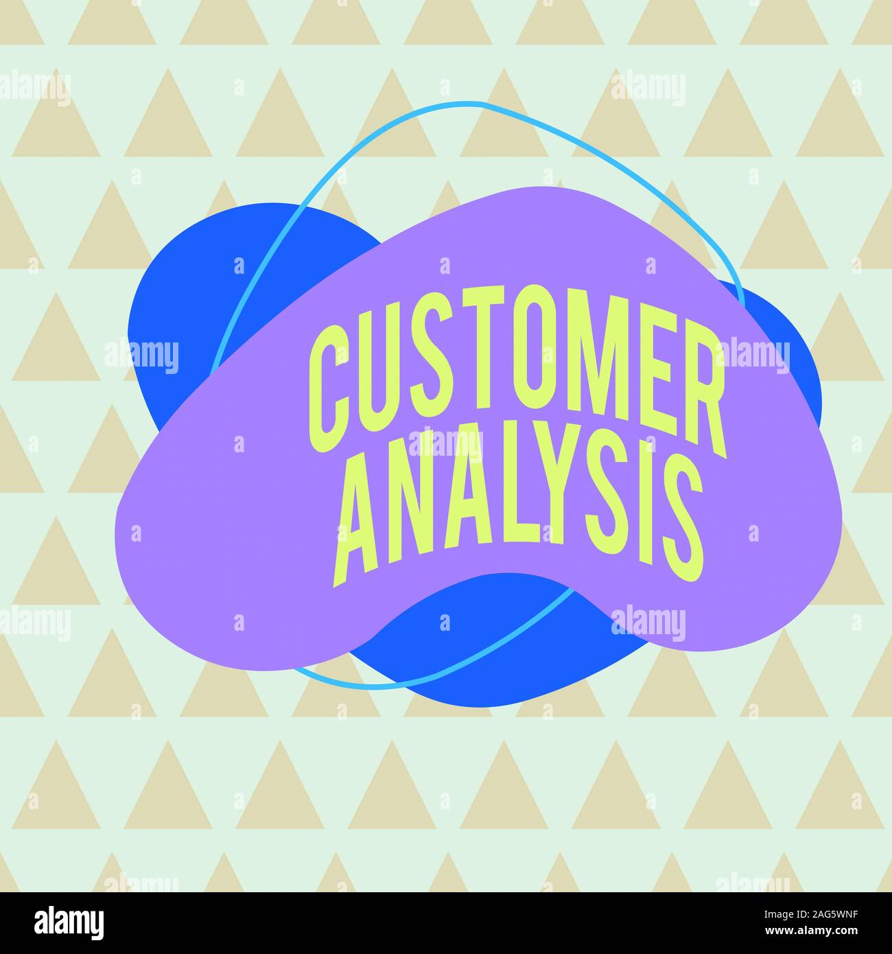 Writing note showing Customer Analysis. Business concept for systematic ...