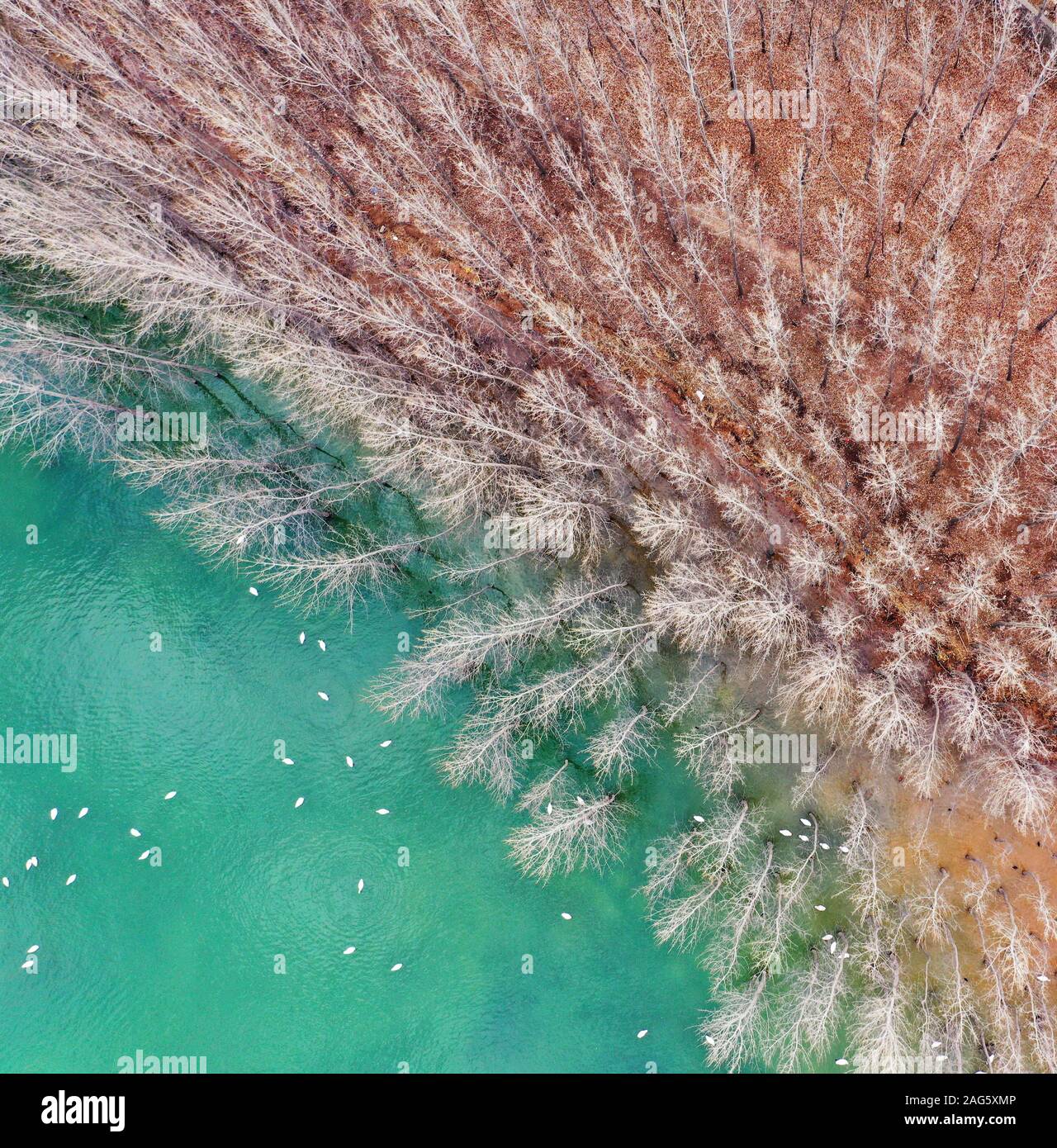 Henan, Henan, China. 18th Dec, 2019. Henan, CHINA-Aerial view of the ...