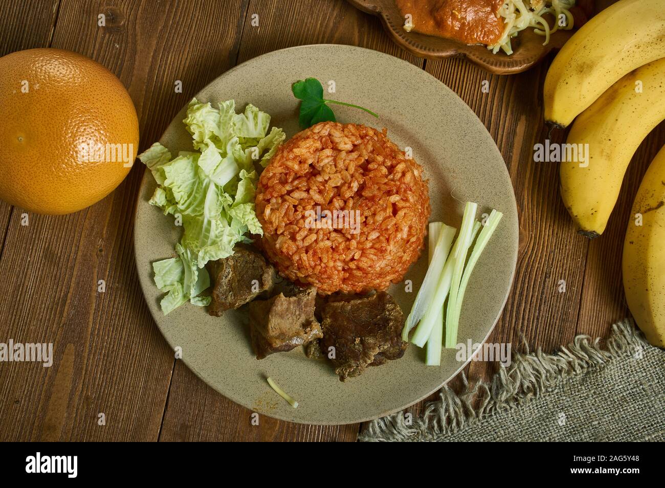 Jollof beef hi-res stock photography and images - Alamy