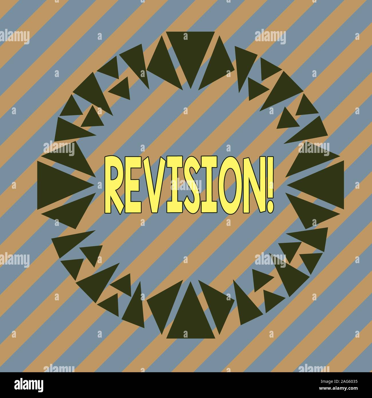 Handwriting text Revision. Conceptual photo action of revising over ...